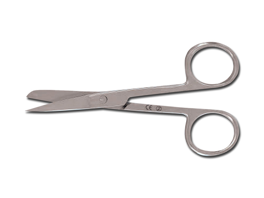 SINGLE USE METAL MAYO SCISSORS 14 cm - sterile